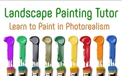 Landscape Painting Tutor - Easy Painting Tutorials